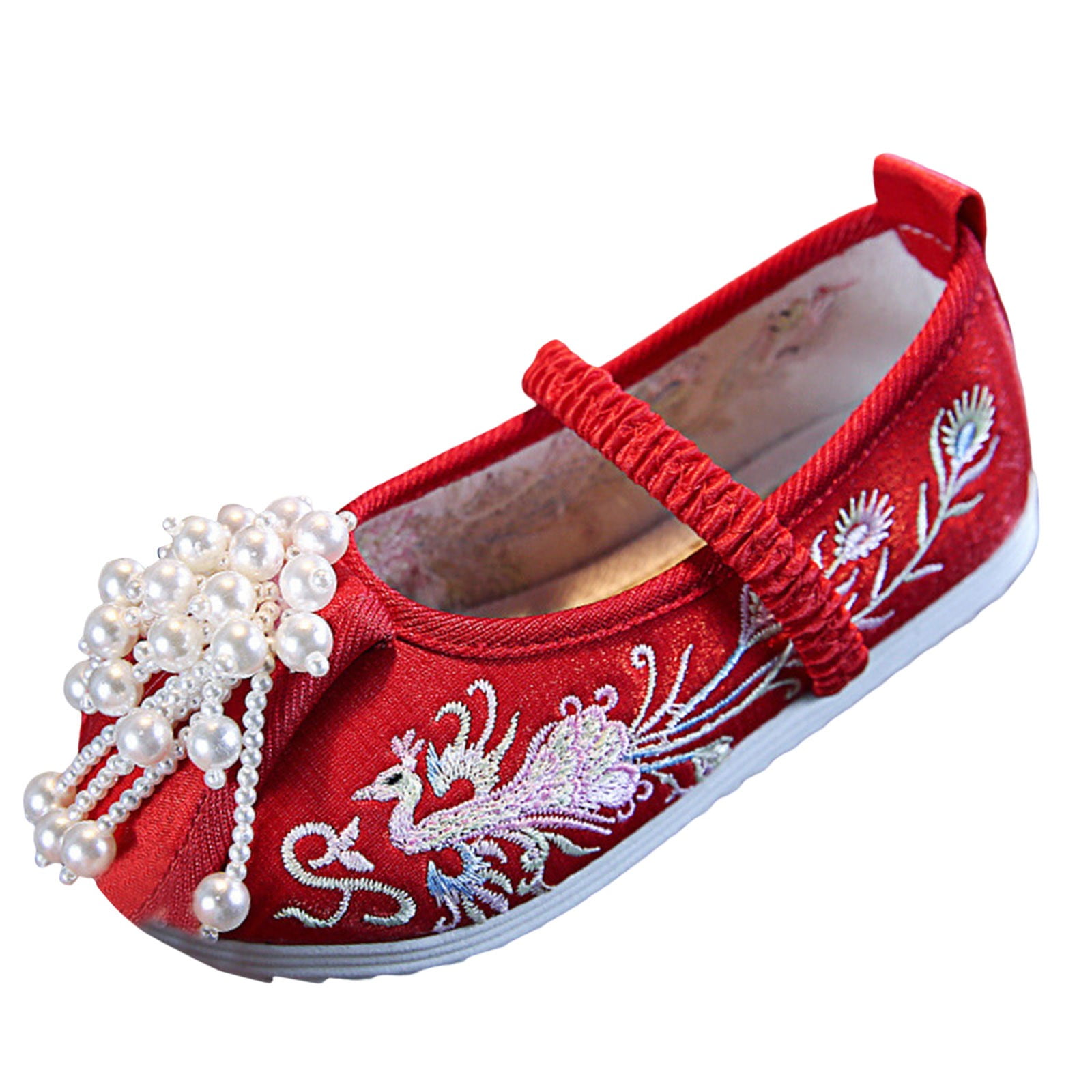 CPNG Baby Girls Chinese Style Silk Shoes Hanfu Embroidered Shoes ...