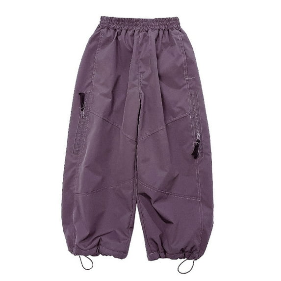 CPNG Boys Girls Sweatpants Kids Elastic Waist Fleece Lined Warm Winter ...