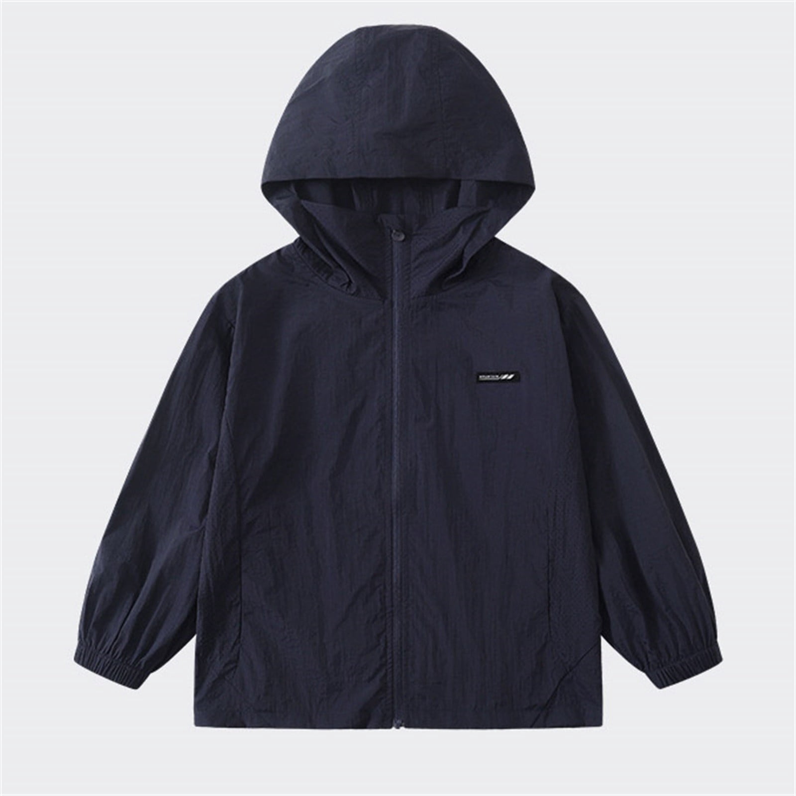 CPNG Boys Girls UPF 50+ Zip-Up Waterproof Windbreaker Hooded Coat Easy ...