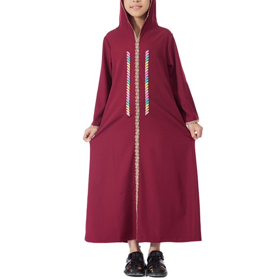 CPNG Boys Muslim Dubai Islamic Dresses Girls Long Sleeve Eid Robe ...