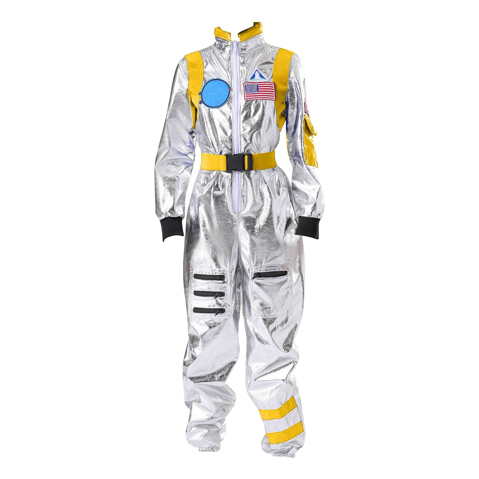 CPNG Boys and Girls Astronaut Costume Space Pilot Jumpsuit Role Play ...