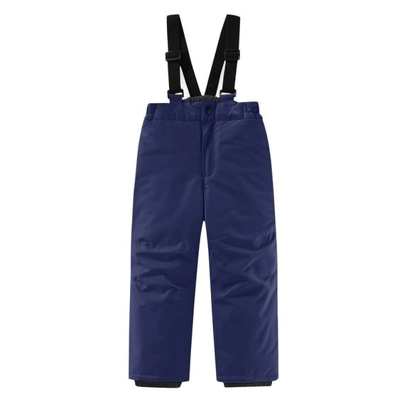 CPNG Boys and Girls Shoulder Straps Cotton Pants Waterproof Snow Ski ...