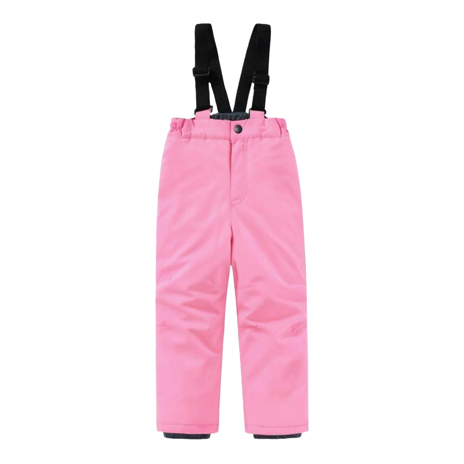 CPNG Boys and Girls Shoulder Straps Cotton Pants Waterproof Snow Ski ...