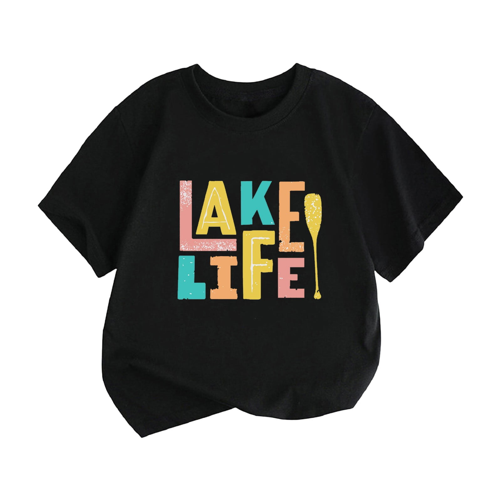 CPNG Boys and Girls T Shirt Summer New Fashionable LAKE LIFT Cartoon ...