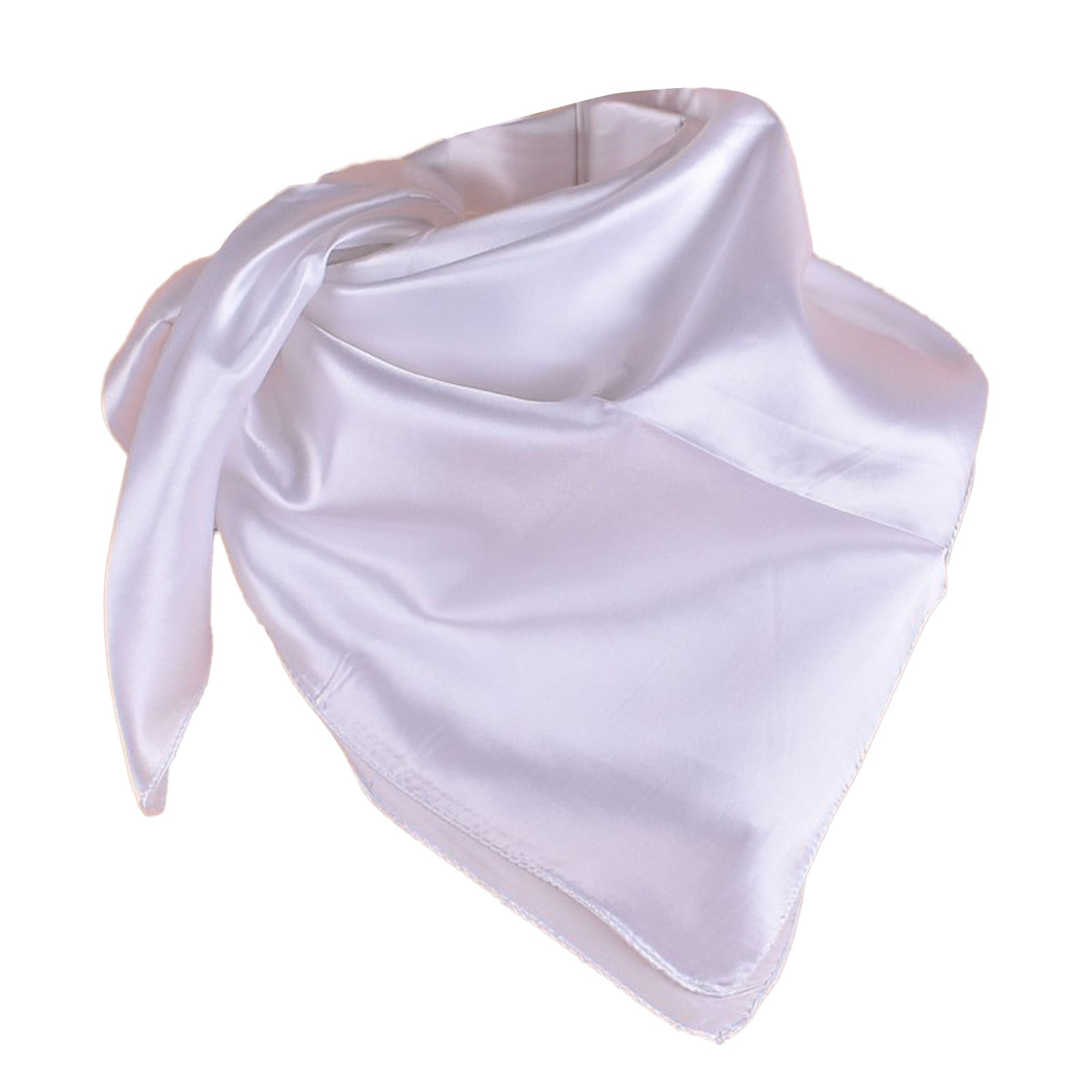 CPNG Clearance! Women Silk Feeling Scarf Satin Head Scarves Square Satin Scarf Wrap Neck Scarf ...