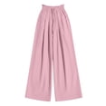 CPNG Girls Cotton Linen Casual Pants Spring Summer Breathable Trendy ...