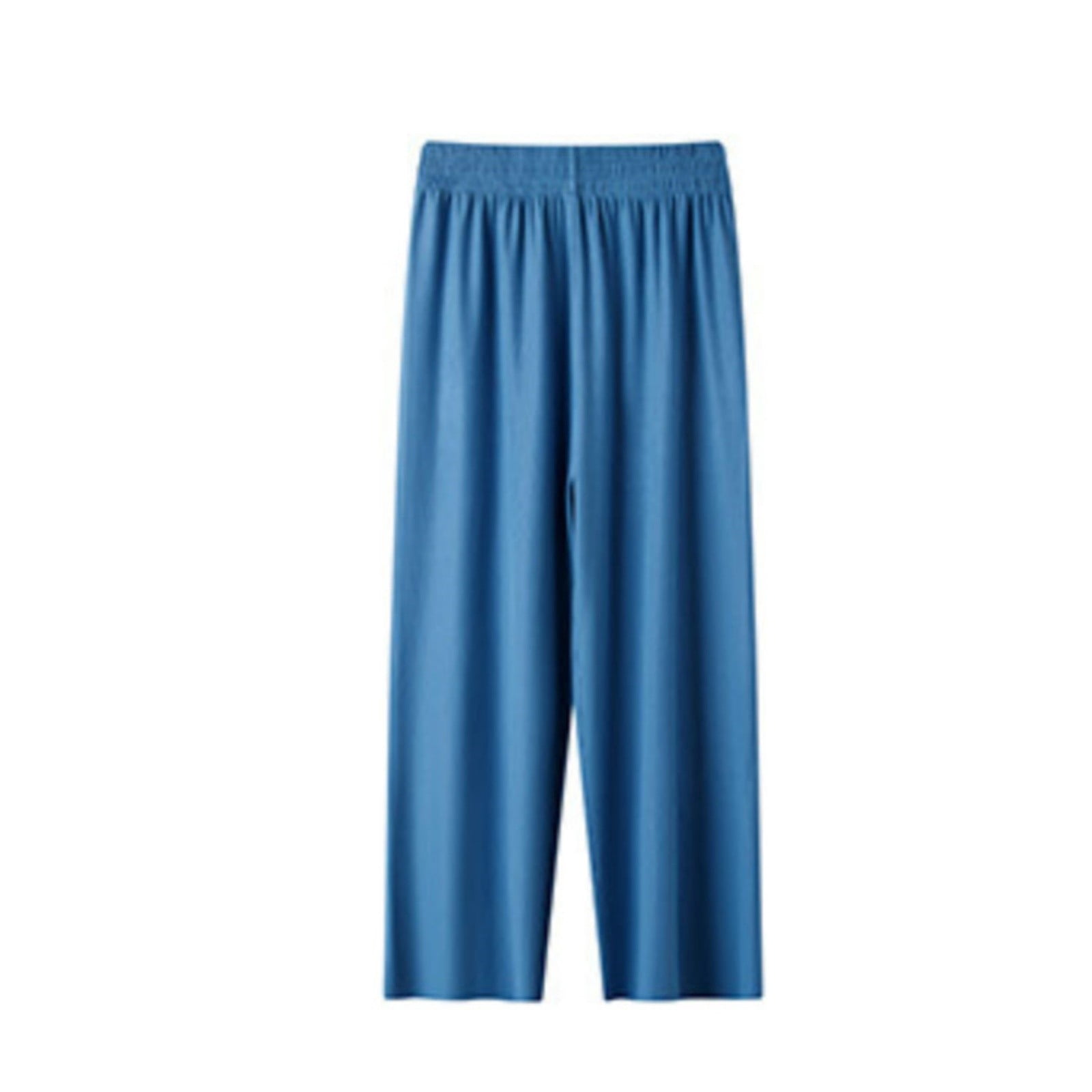 CPNG Girls Wide Leg Casual Pants Spring Summer Ice Silk Loose Fit ...