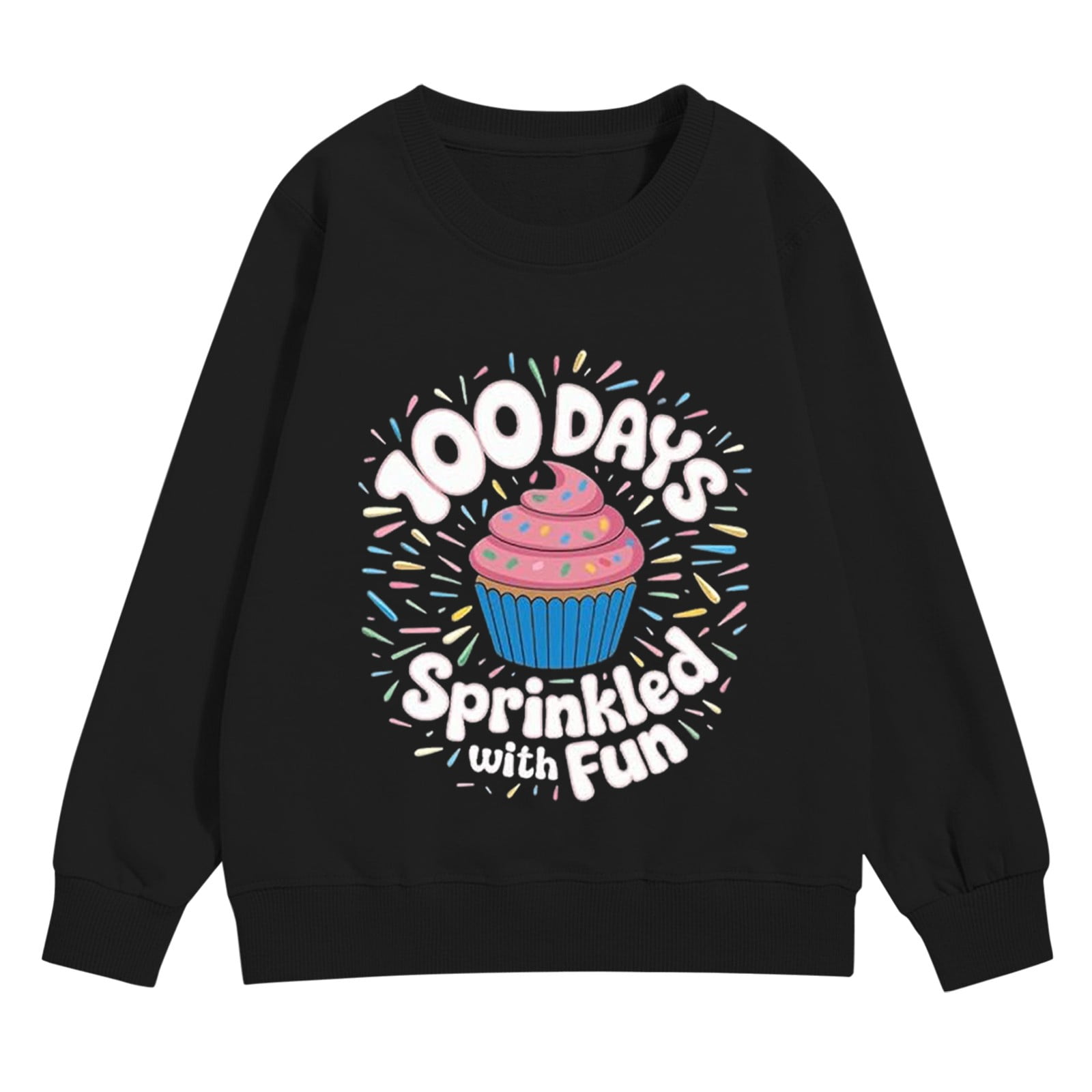 CPNG Girls and Boys 100th Day Of School Sweatshirts Crewneck Long ...