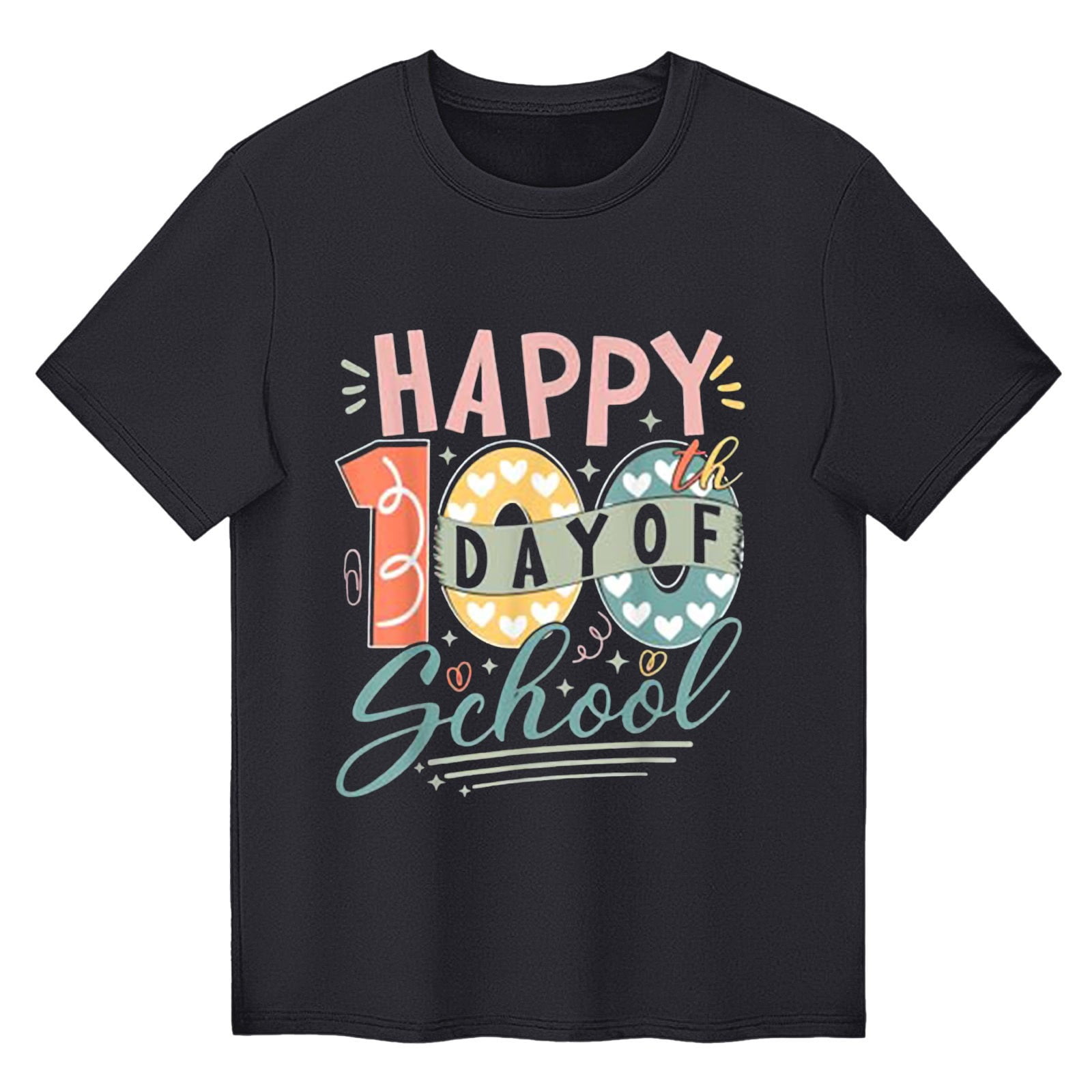 CPNG Kid Girls Unisex 100th Day of School Student Teacher Shirt for ...