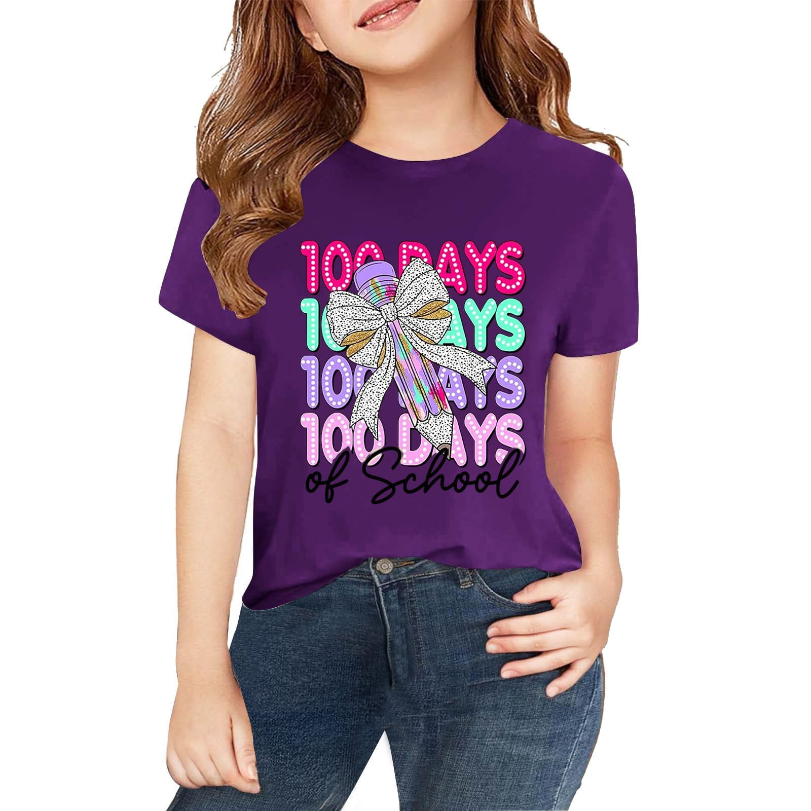 CPNG Kid's 100th Day of School Commemorative T-Shirt: "100 Days of ...