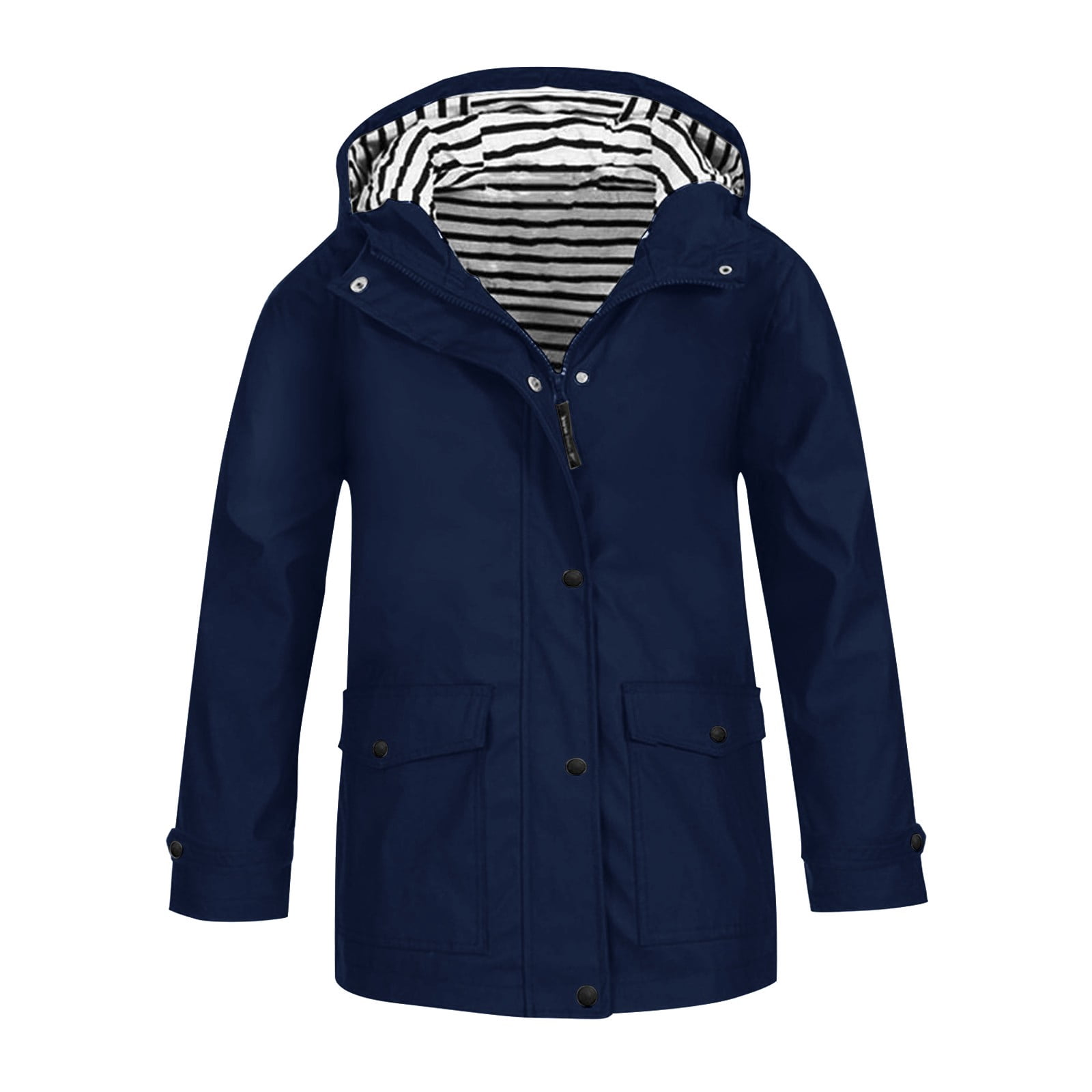 CPNG Kids Boys Girls Hooded Zipper Solid Jackets Toddler Windbreaker ...