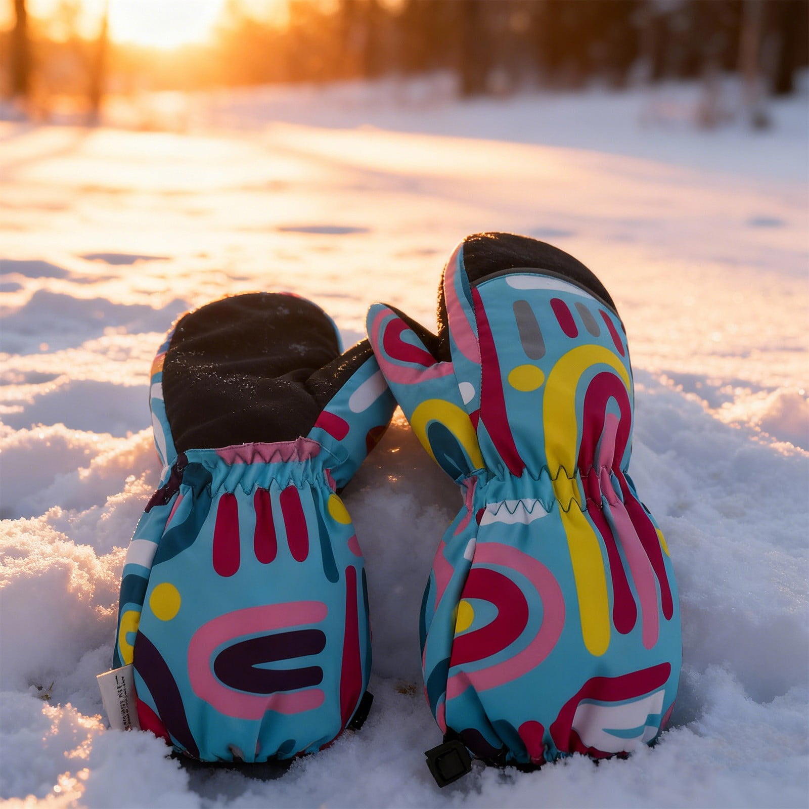 CPNG Kids Mittens - Waterproof Gloves Winter Warm Snowboard Mittens ...