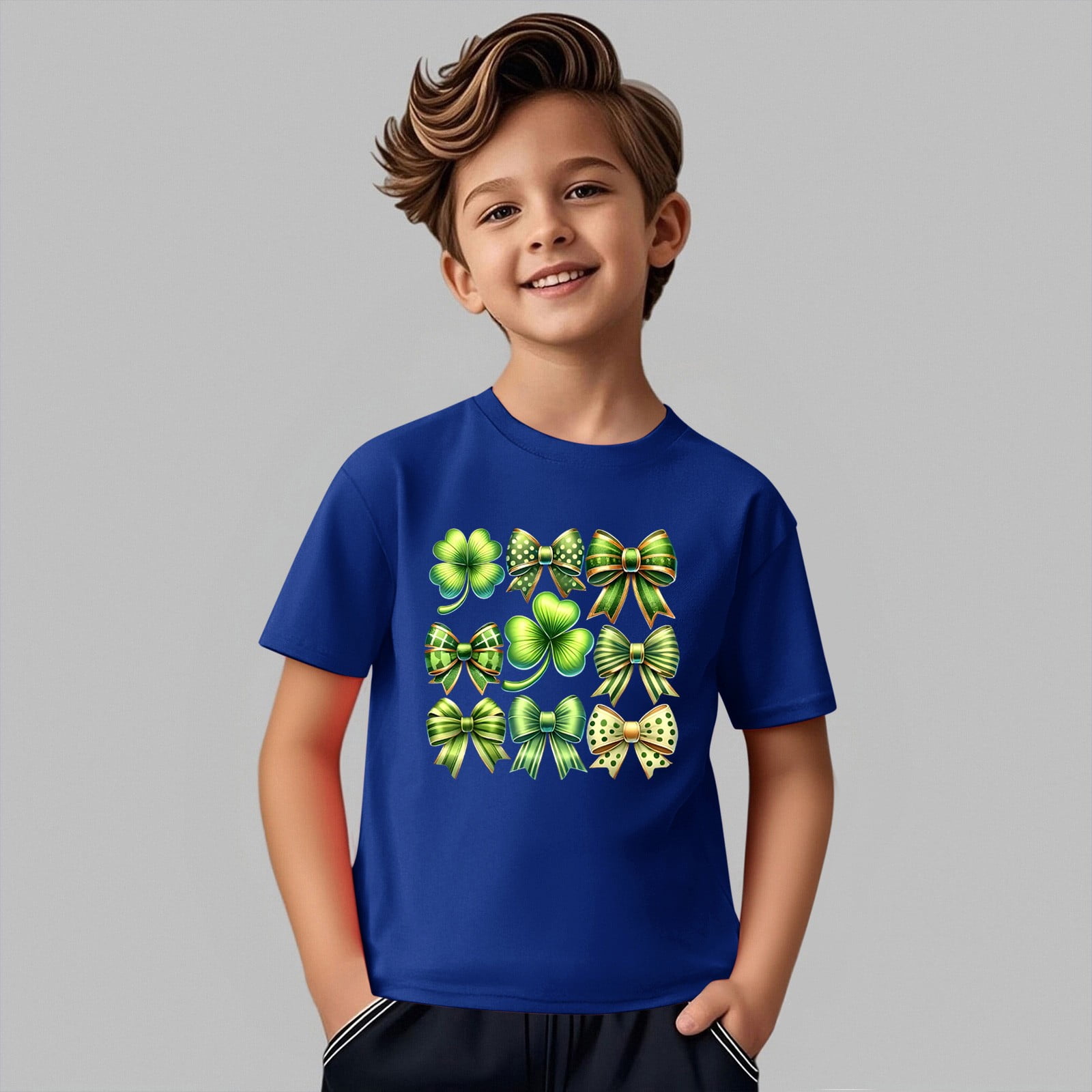 CPNG Lucky St. Patrick's Day Girl's Soft Short Sleeve T-Shirt - Vibrant ...