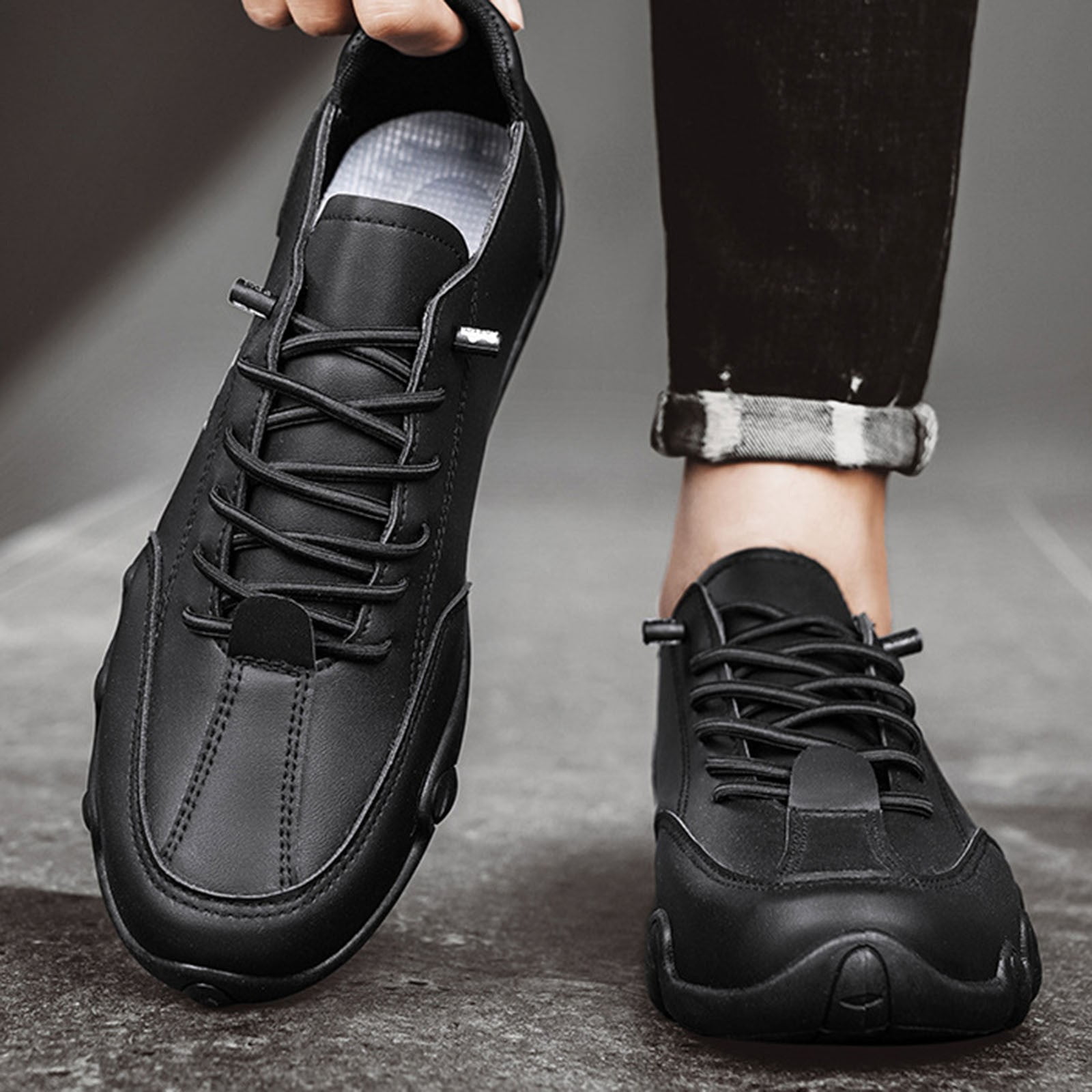 CPNG Men Driving Shoes Casual Slip On Loafers Fashion Shoes Comfort ...