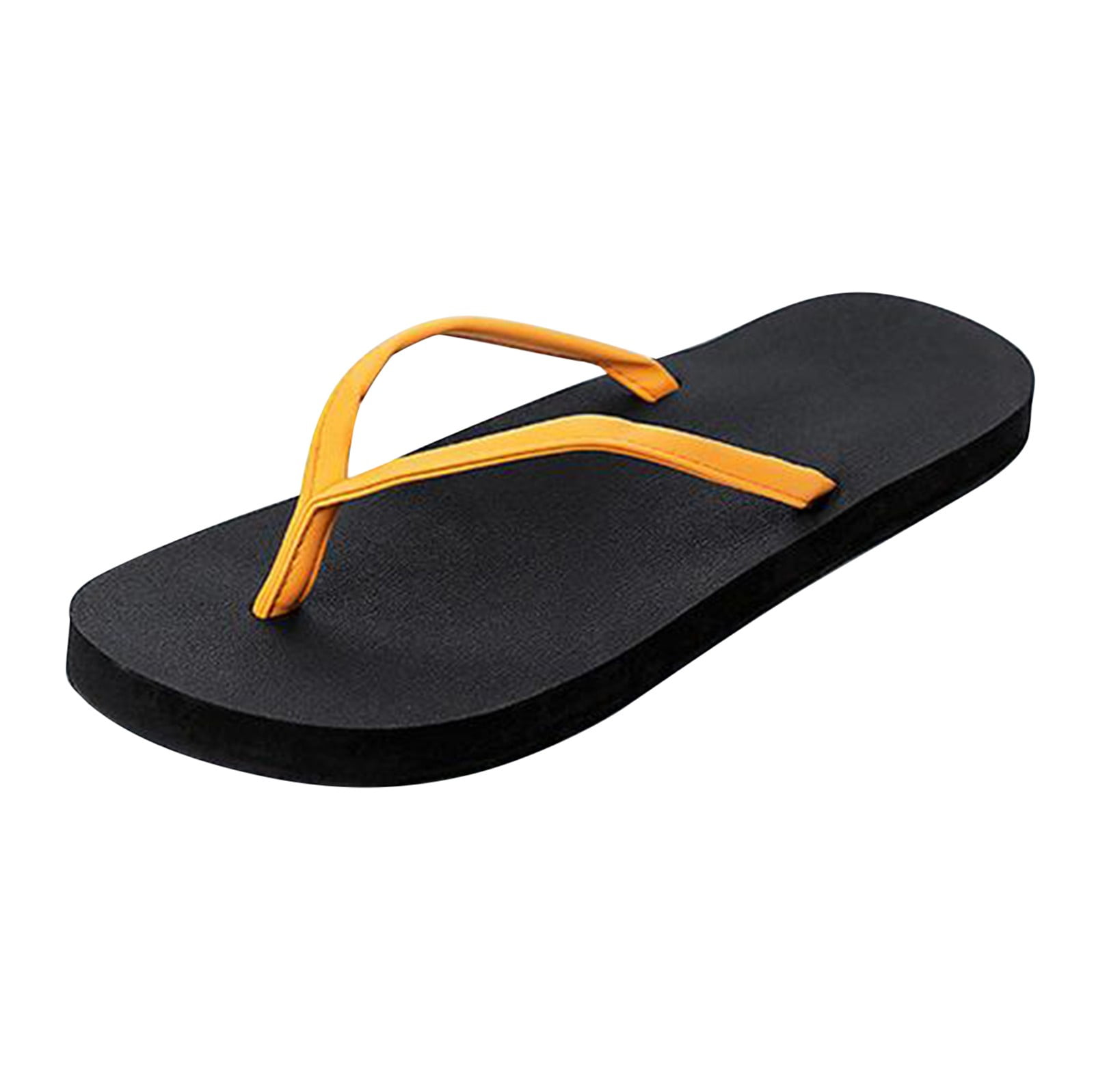 CPNG Men Slim Flip Flops Shower Slip-on Shoes Flat PU Strap Sandals for ...