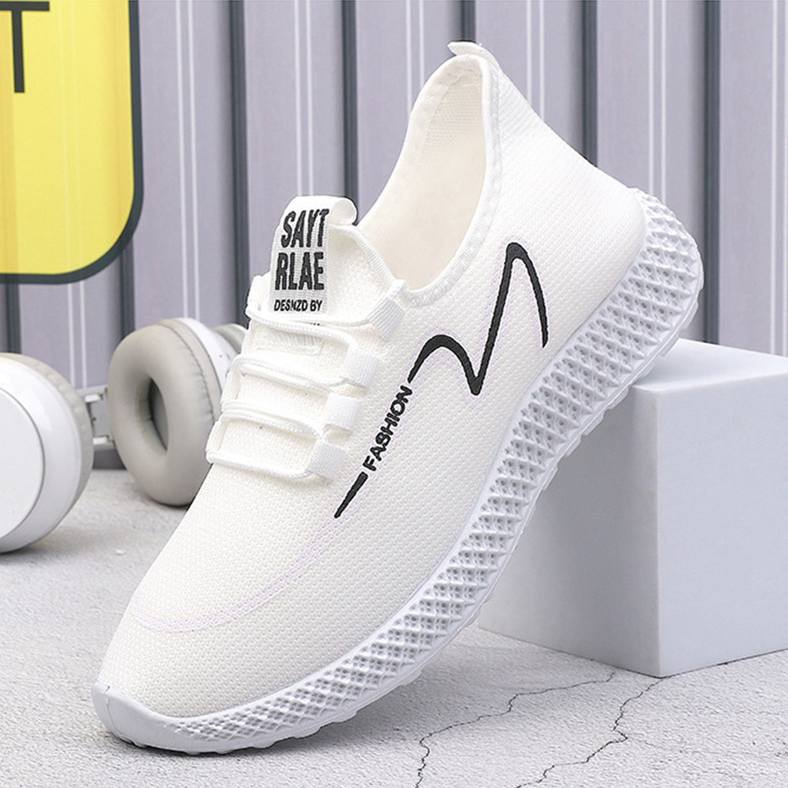 CPNG Men Steel Toe Work Shoes Lightweight Athletic Shoes Slip Resistant ...