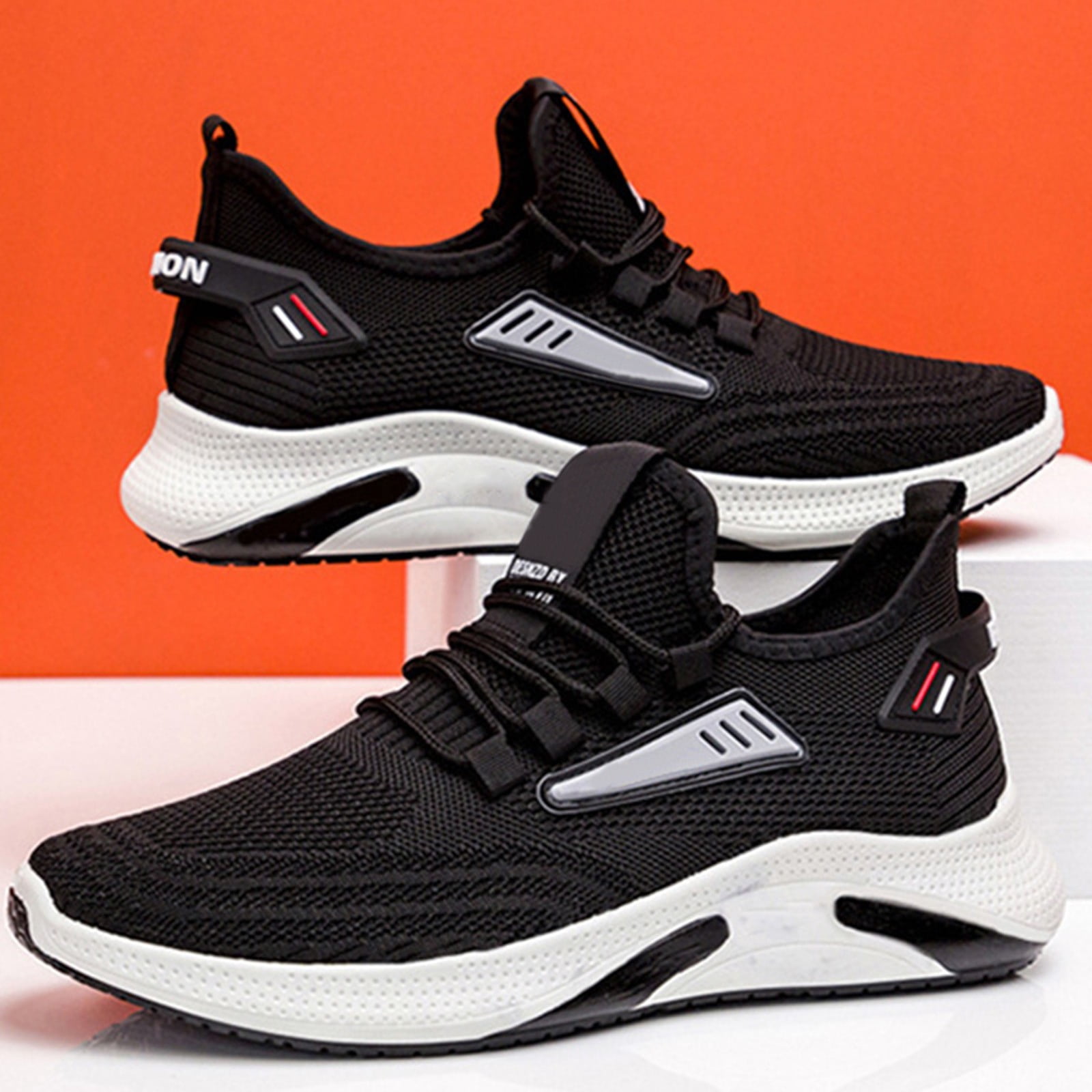 CPNG Men's Slip On Walking Shoes Elevator Sneakers Hidden Height ...