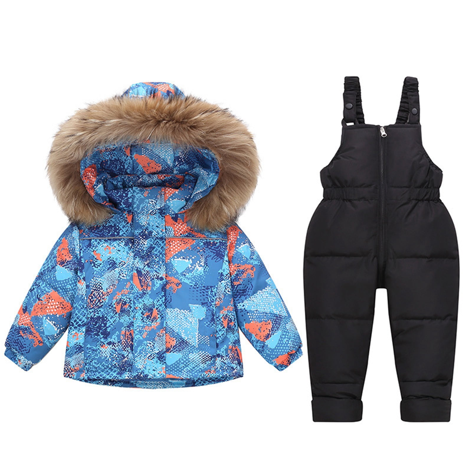 CPNG Toddler Snow Suit Boy Winter Snowsuit for Kids Windproof ...
