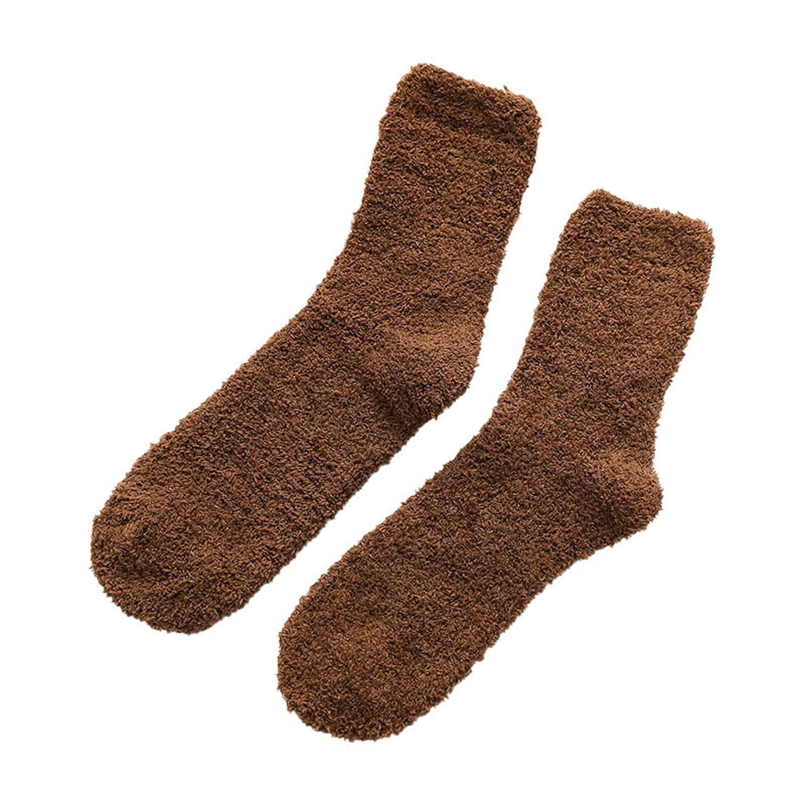 CPNG Unisex Fuzzy Socks Cozy Winter Thickned Warm Slipper Socks ...