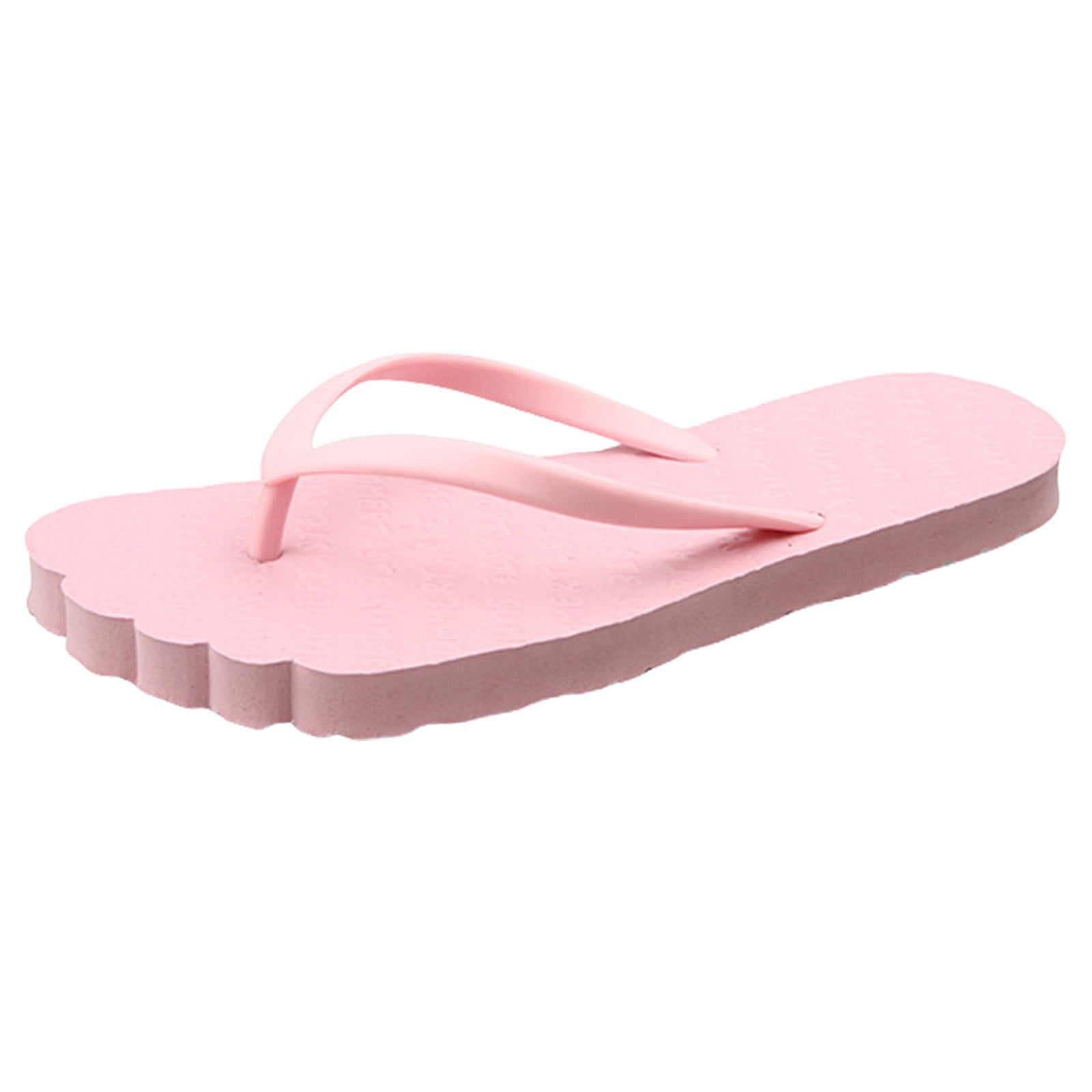 CPNG Women Slim Flip Flops Ladies Rubber Soft Slide Slip-on Shower ...