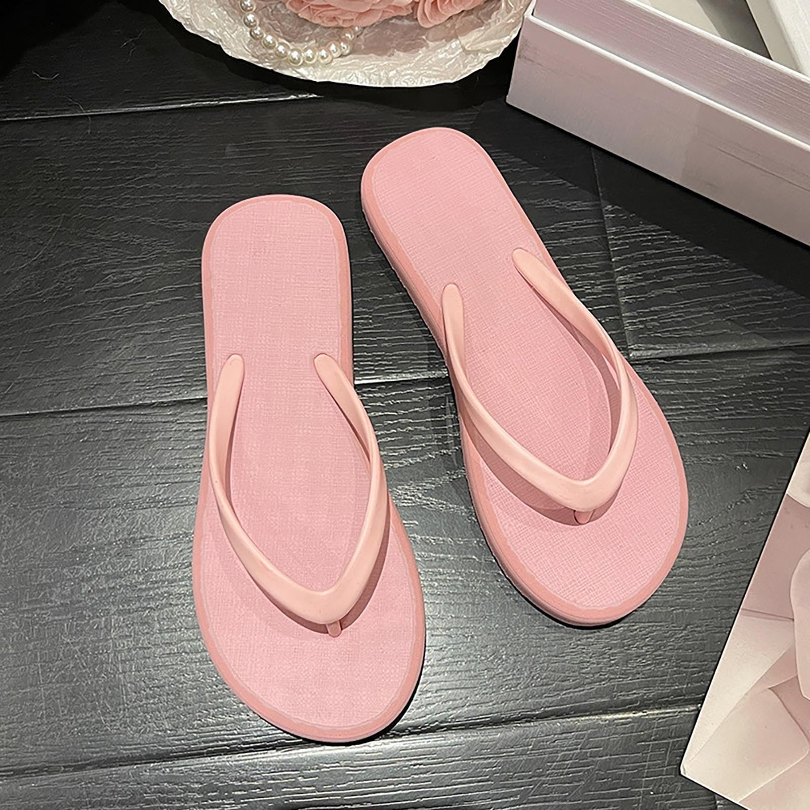 CPNG Women's Outdoor Casual Fashion Flip Flops Home Bathroom Sweet Non ...