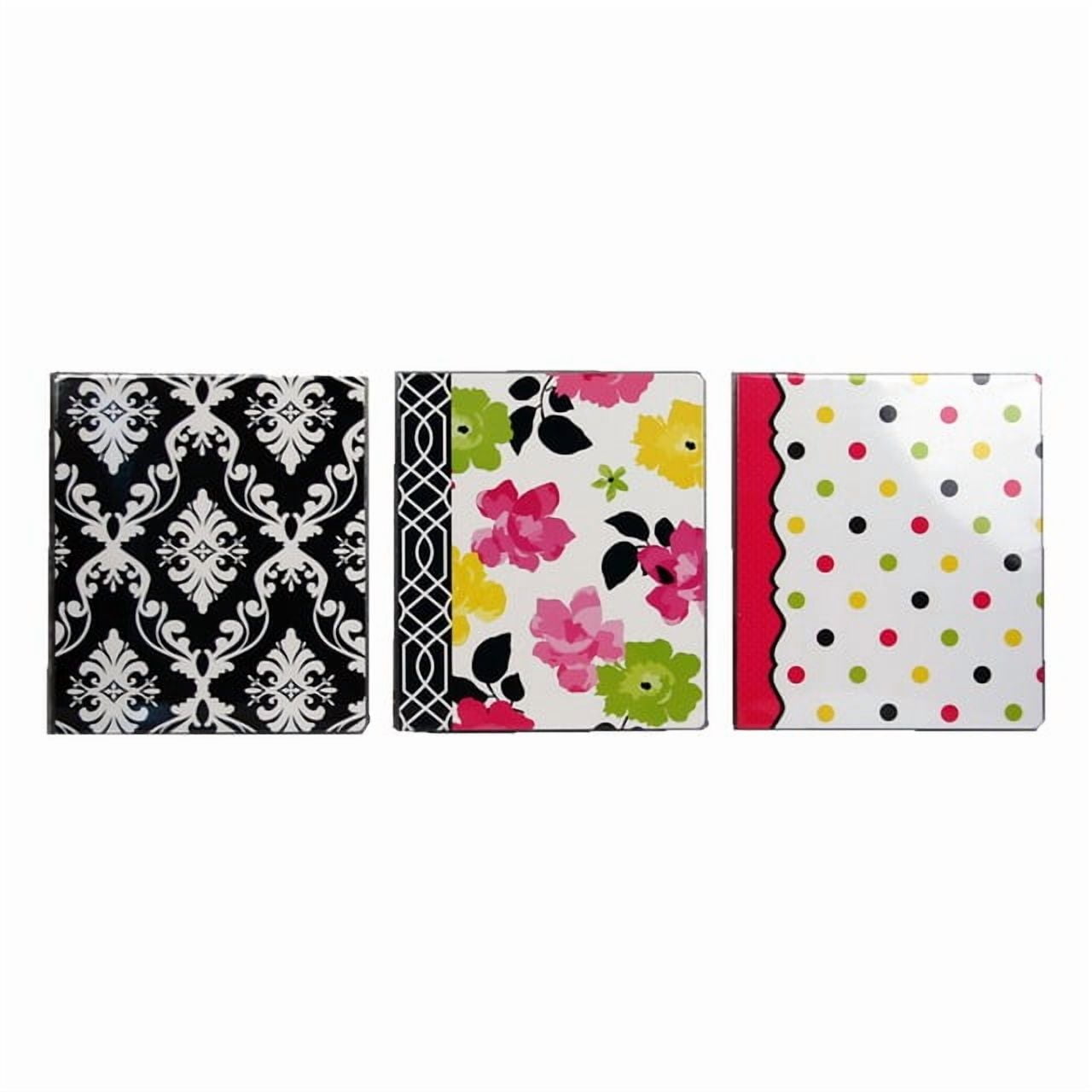 CPP International 1" Vinyl Pocket Ring Binder Assorted Desig - Walmart.com