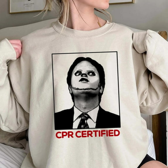 CPR Certified Shirt, The Office Shirt, Funny Shirt, Dwight Office Shirt ...