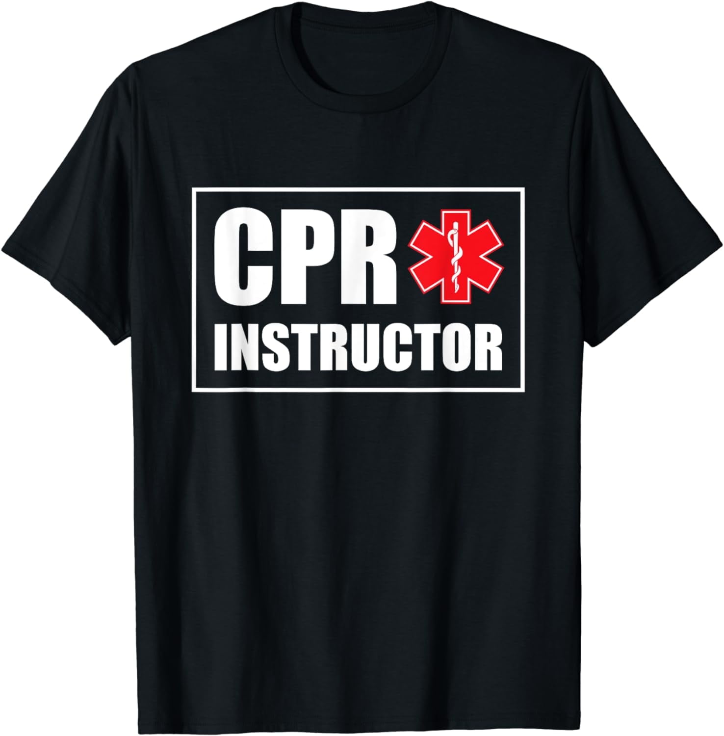 CPR Instructor Tshirt Medical Emergency Response Black Short Sleeve ...