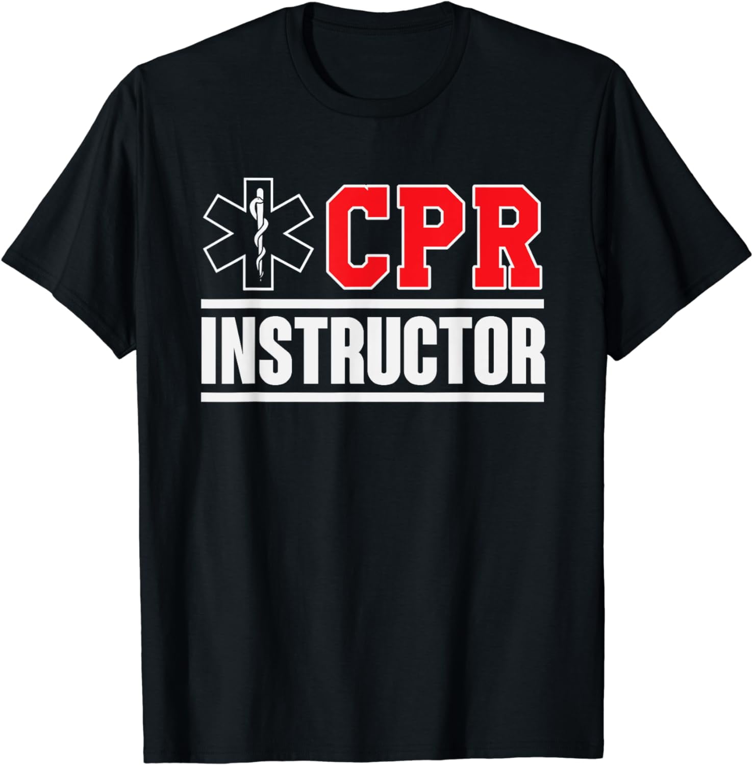 CPR Instructor design Training and Teaching EMS Ambulance T-Shirt ...