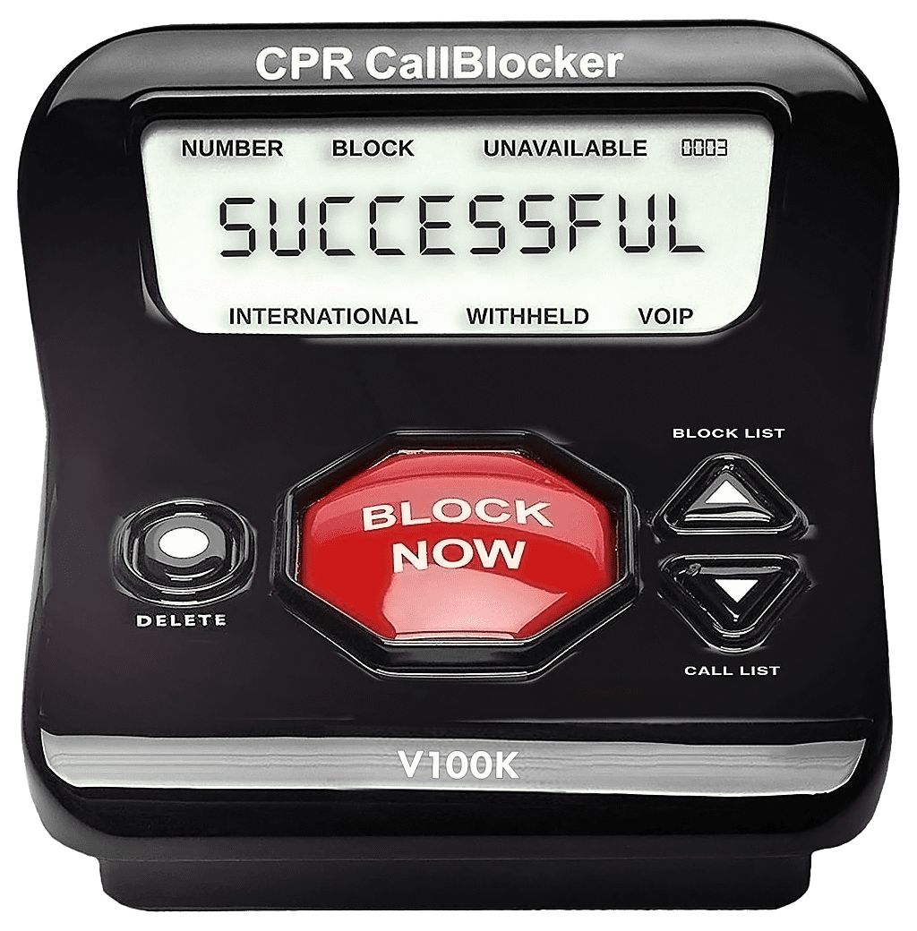 CPR V100K Call Blocker, Landline Phones with Caller ID, Block 110,000 ...