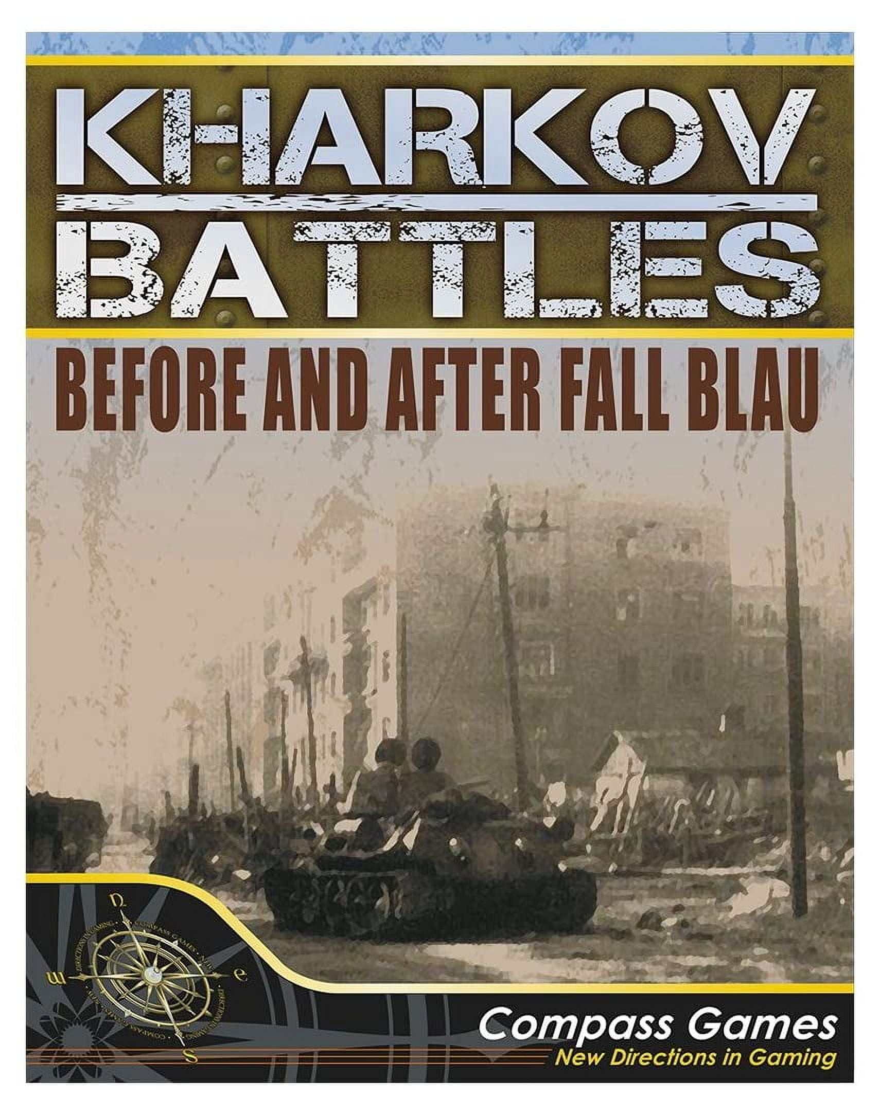 CPS Compass Games Kharkov STF9 Battles Before & After Fall Blau Board Game - Walmart.com