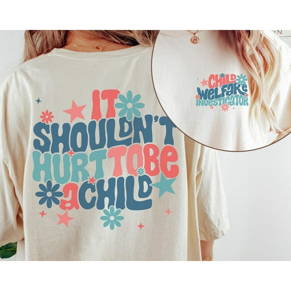 CPS Investigator Shirt, Child Social Worker Shirts for Women, School ...