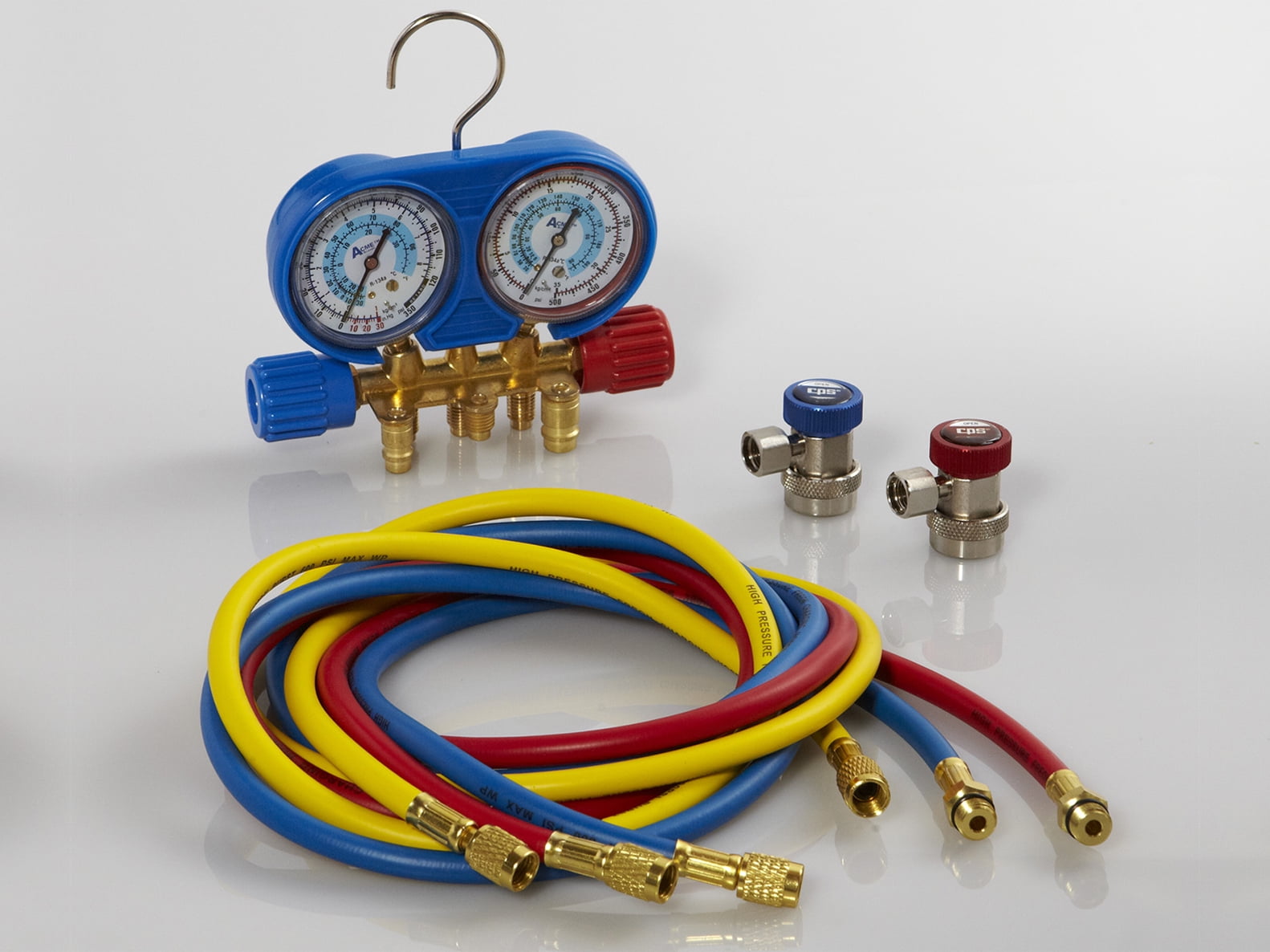 CPS Products AM134BUQ R134a Brass Manifolds Gauge set - Walmart.com