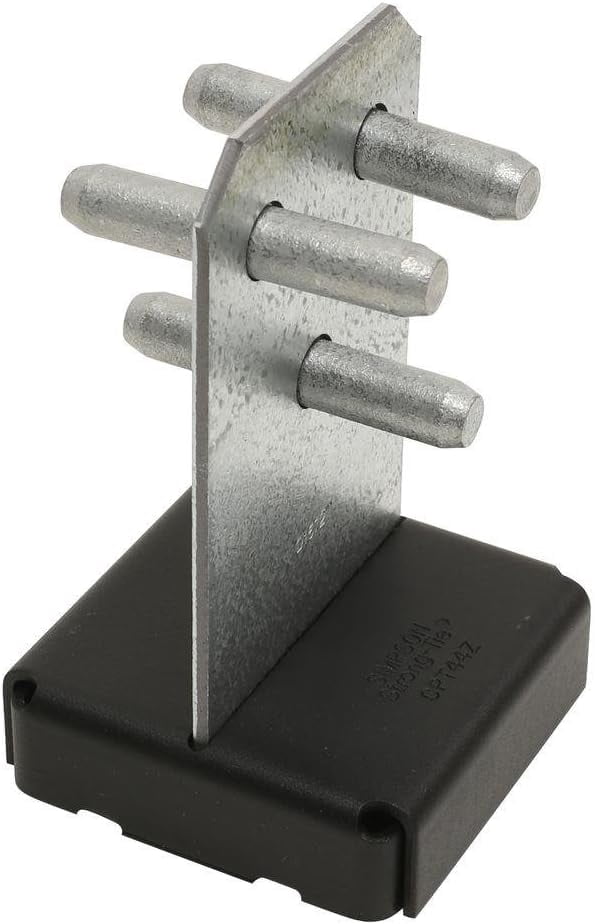 CPT44Z CPTZ ZMAX Galvanized Concealed Post Base for 4x4 - Walmart.com