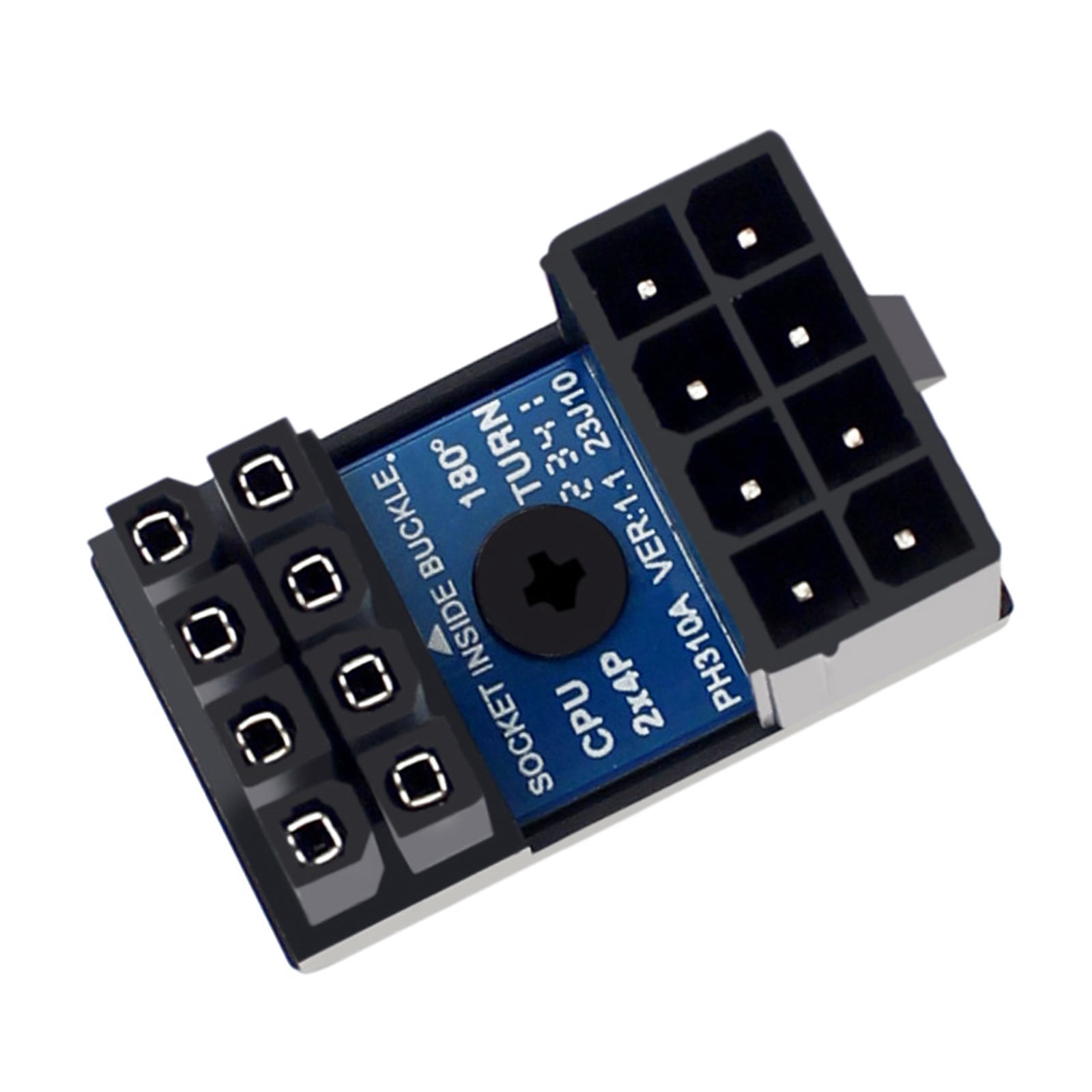 CPU 8Pin Power Connector Adapter 180 Degree Connector for Desktop ...