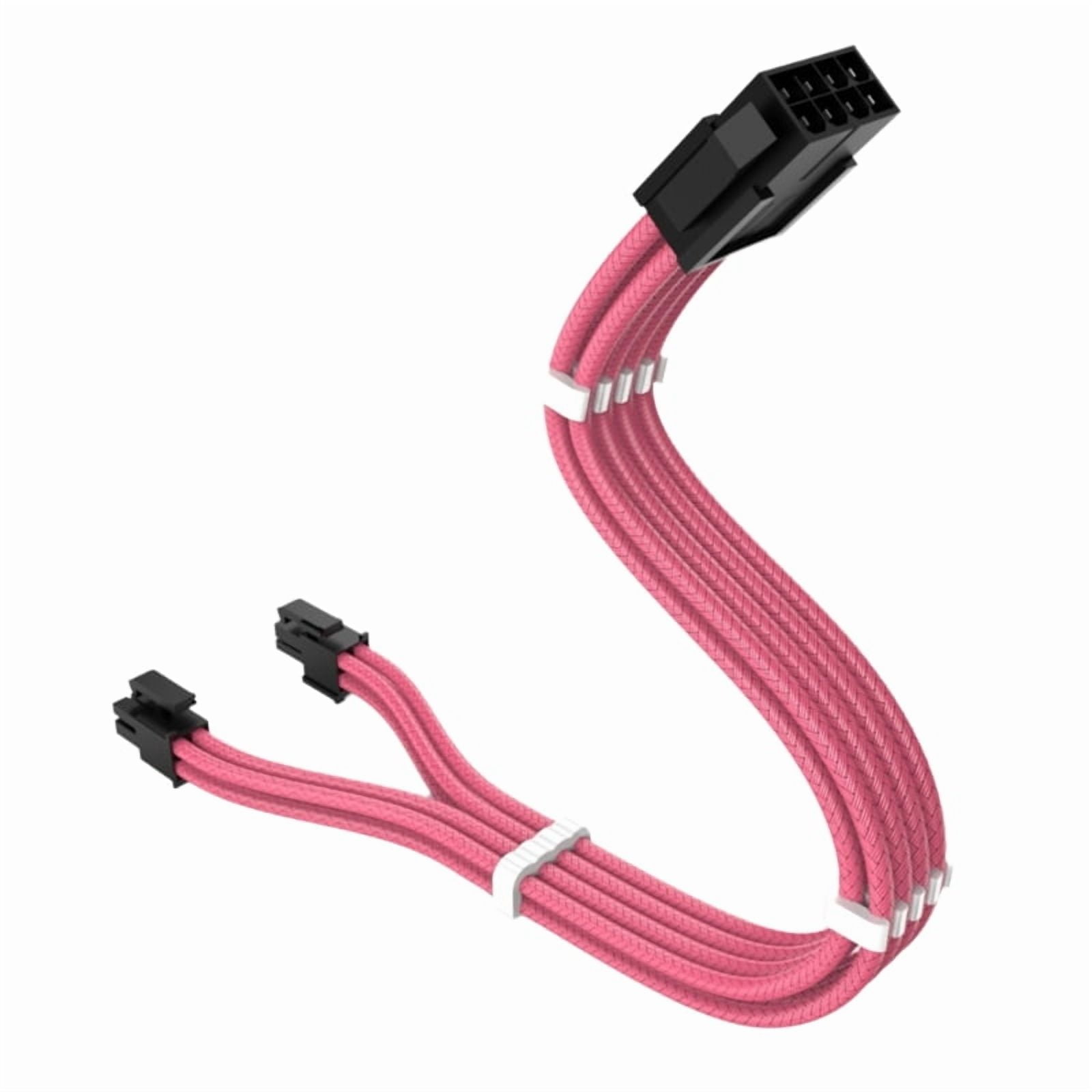 CPU 8pin Male to 4+4pin Detachable Male Nylon Extension Cable ...