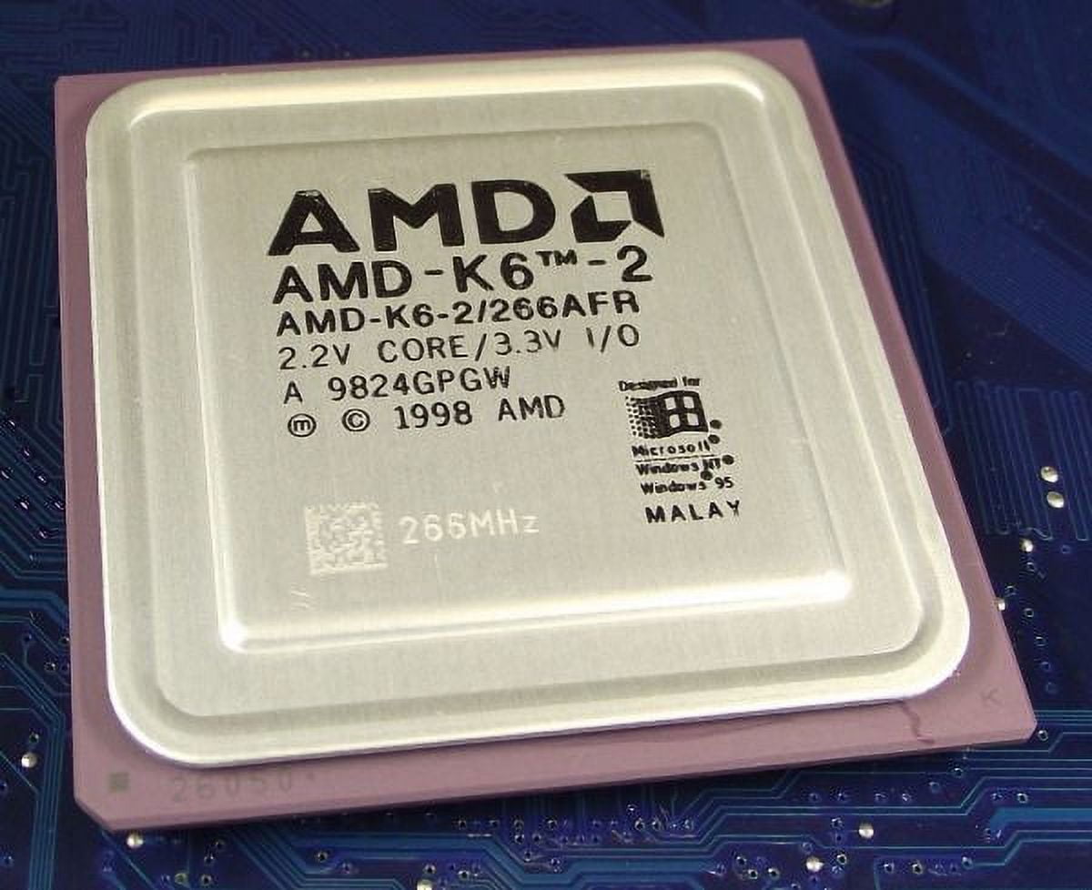 CPU AMD-K6-2/266AFR 2.2V CORE/3.3V I/O - Walmart.com