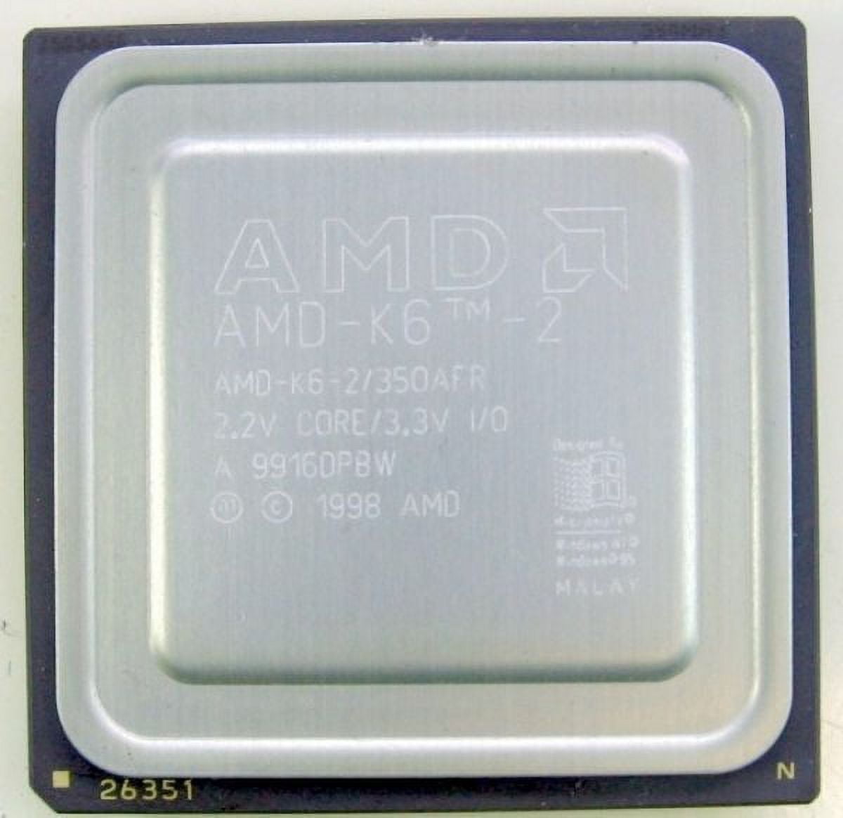 CPU AMD-K6-2/350AFR 2.2V CORE/3.3V I/O - Walmart.com