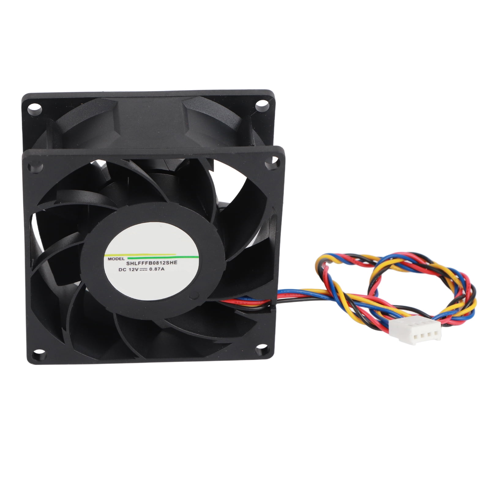 CPU Cooler Dual Ball PWM 4 Wire Computer Chassis Cooling Fan 4900RPM ...