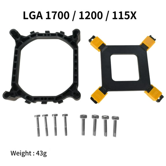 CPU Cooler Fan Bracket Kit with Mounting Screws for LGA 1150 1151 1155 ...