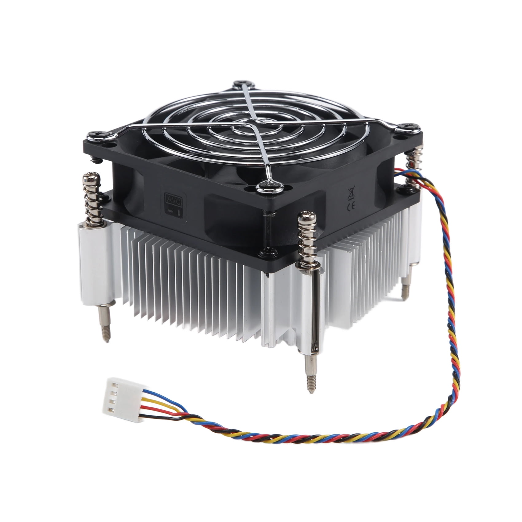 CPU Cooler Fan Cooling 1366 2011 1155 4-Pin Wire Temperature Control ...