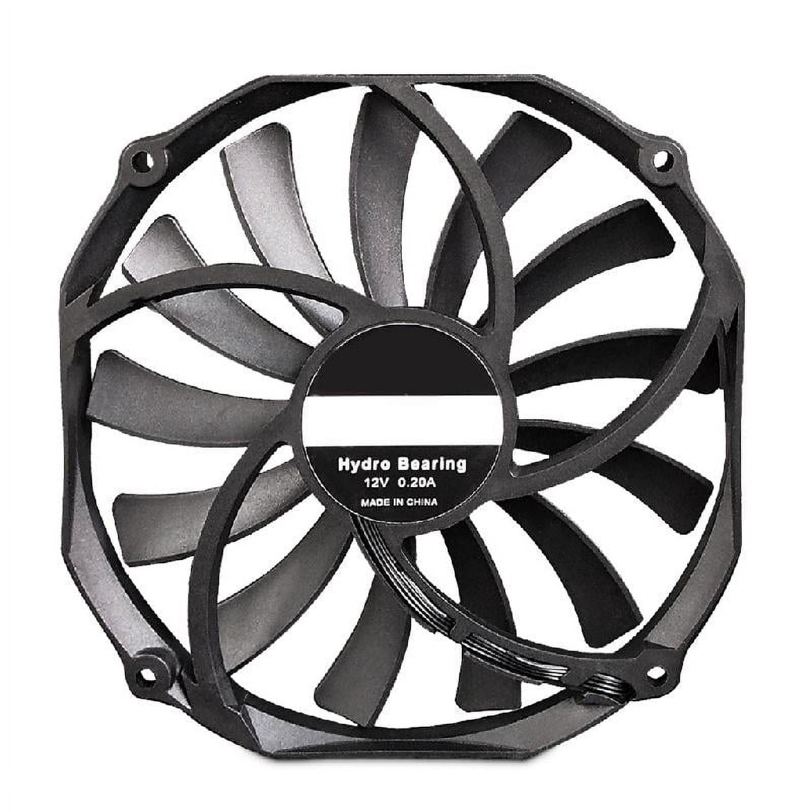 CPU Cooler Silent PWM Fan Radiator Cooling Fan 4Pin Low Profile for ...