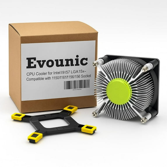 CPU Cooler for i3/i5/i7 LGA115x – Compatible with 1150, 1151, 1155 ...
