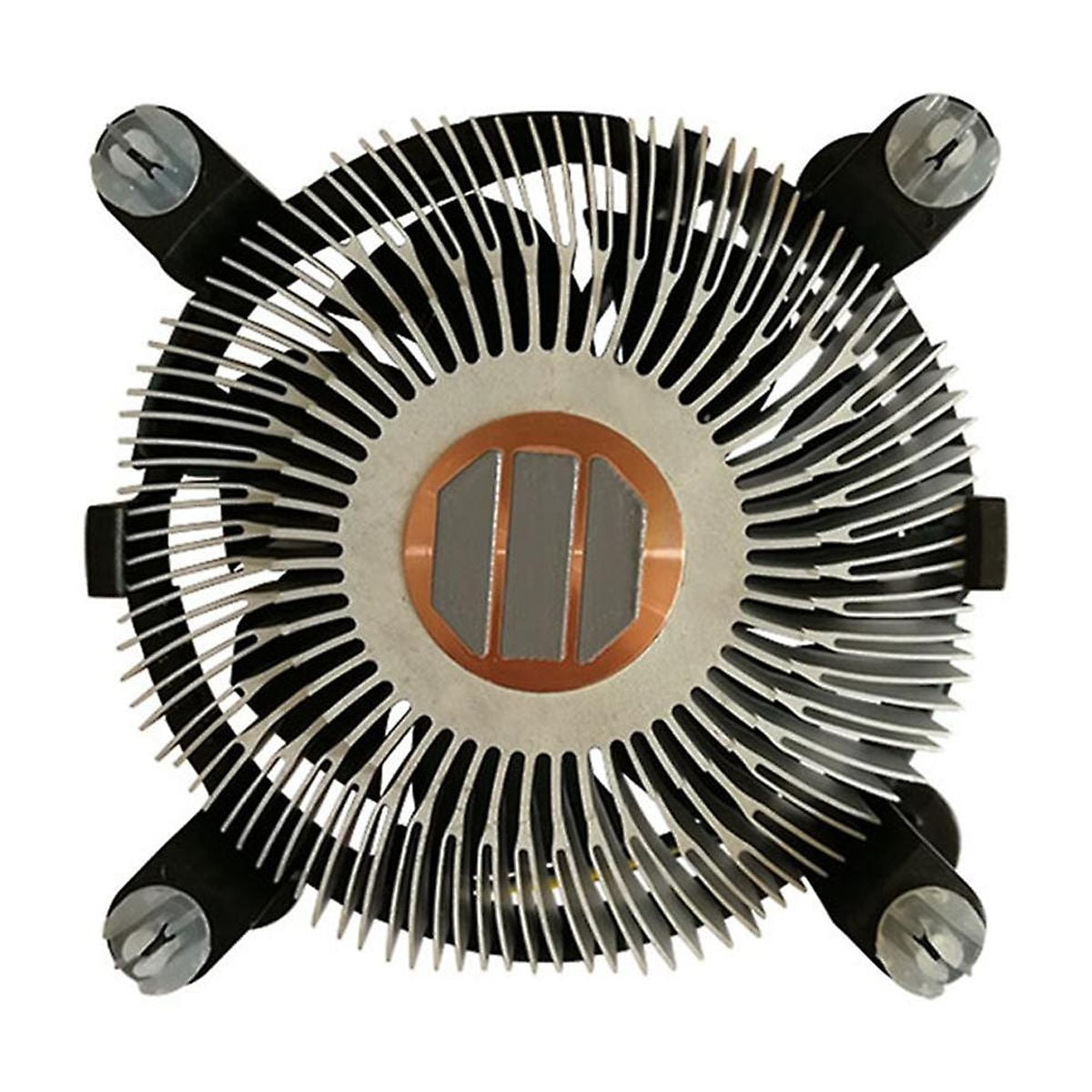 CPU Cooling Fan 4-Pin Connector CPU Cooler with Copper Heatsink for I3 ...