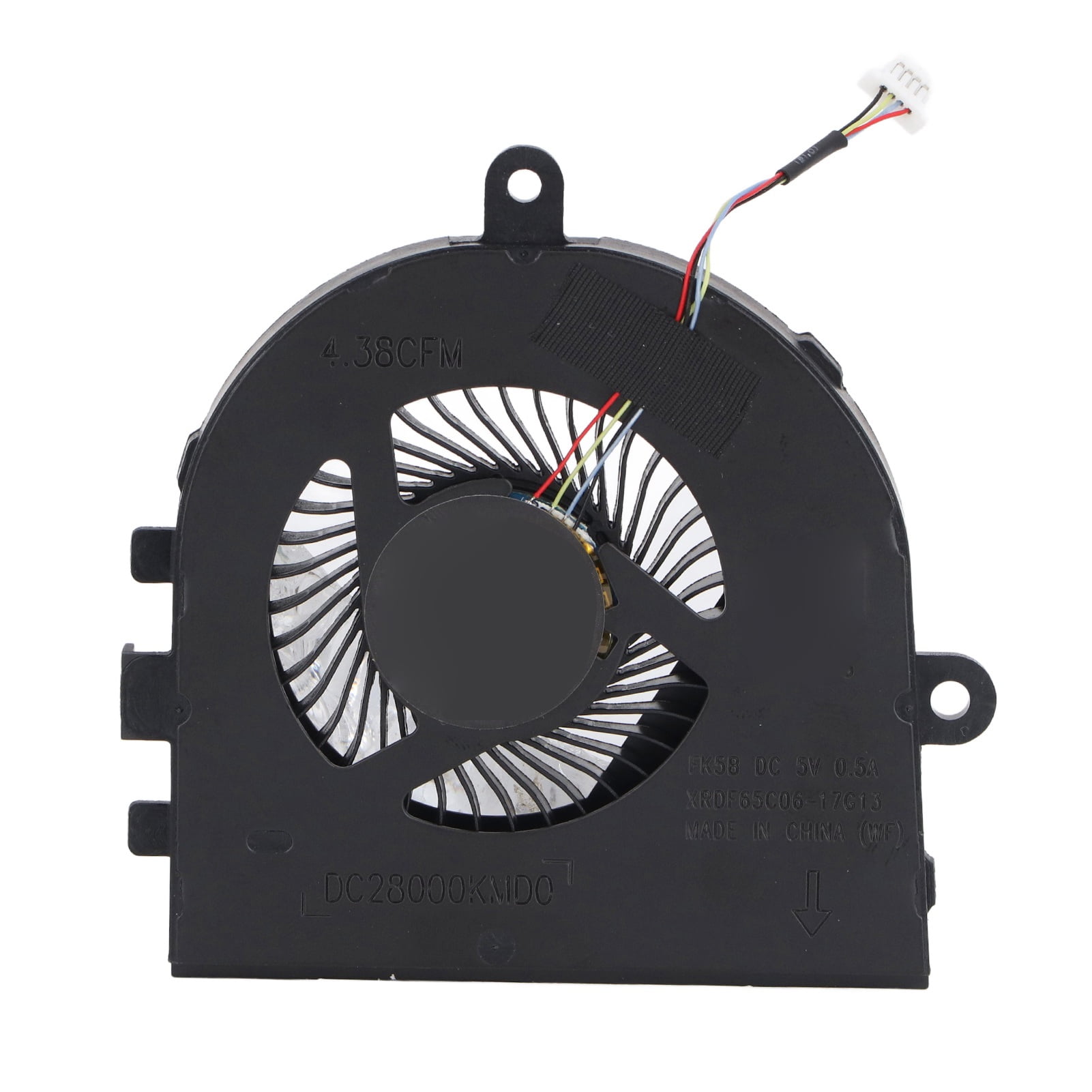CPU Cooling Fan 4Pin Power DC 5V 0.5A Precise Size Easy Connection ...