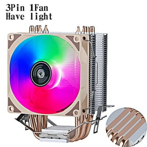 PC Air-Cooled Radiator CPU Cooling Fan 2/4/6 Heat Pipe Cooler ...