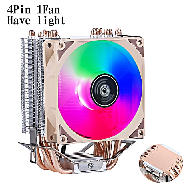 CPU Efficient Cooler Processor 90mm Cooling Fan 6 Heat Pipe Suitable ...