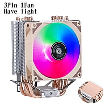 CPU Cooling Fan Efficient Cooler 4 Heat Pipe Radiator PC Air-cooled ...