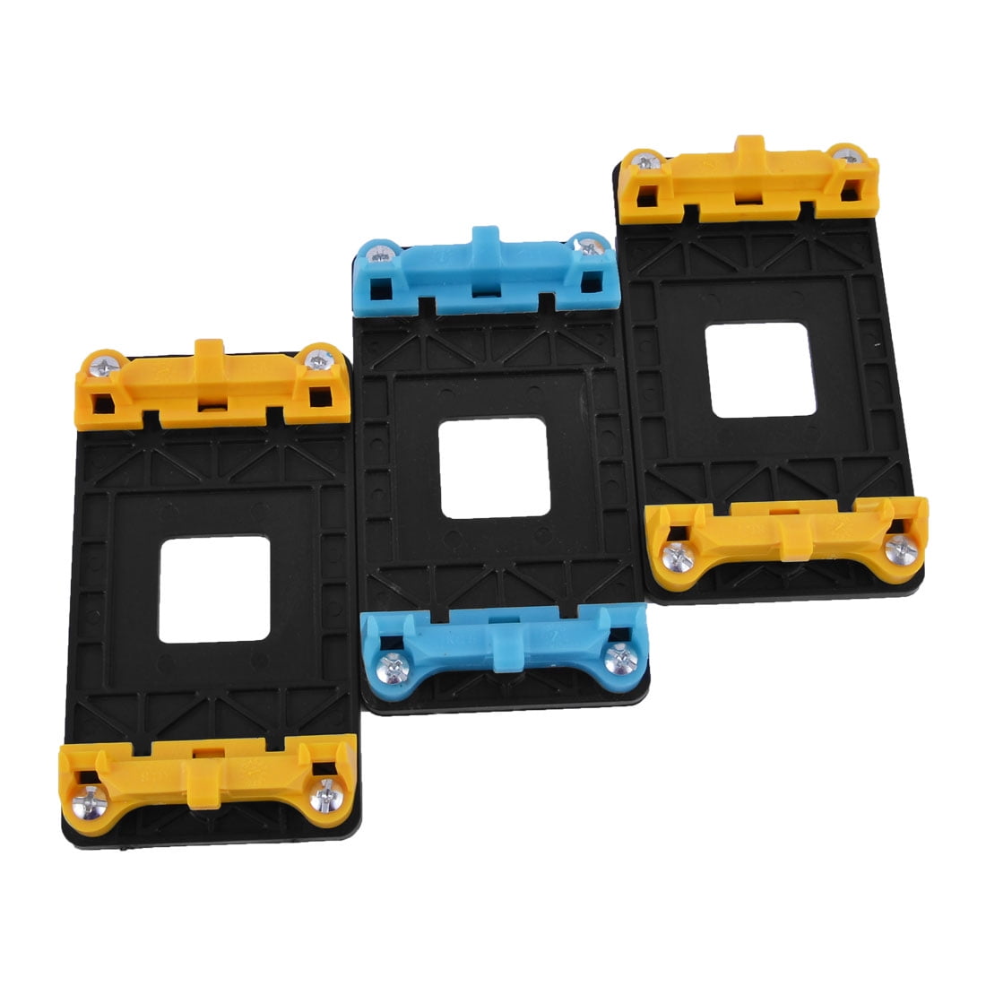 CPU Fan Mount Bracket Holder Base Yellow Blue 3pcs for AMD AM2 AM2+ AM3 ...