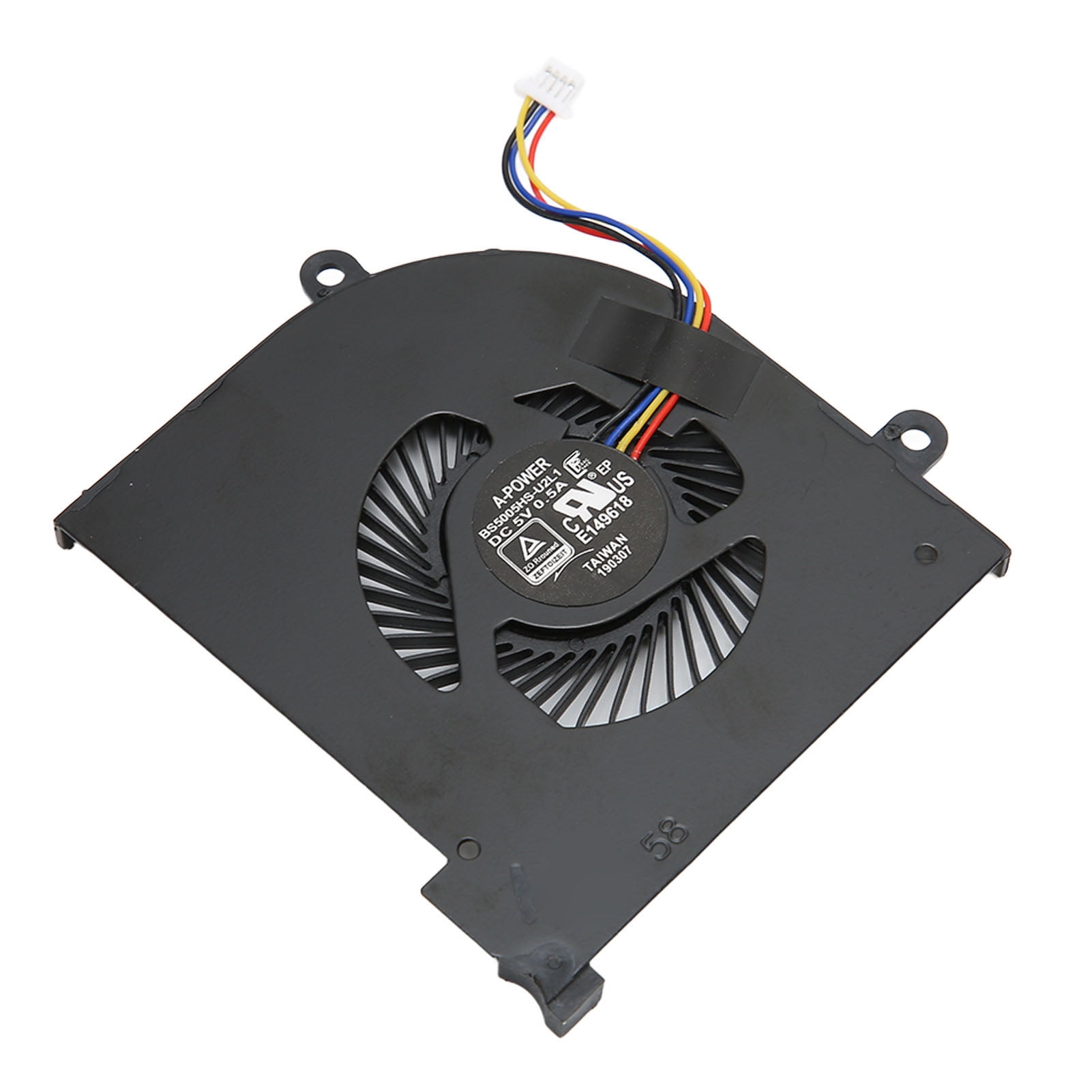 CPU GPU Cooling Fan 4 Pin Good Heat Dissipation Laptop Cooling Fan for ...